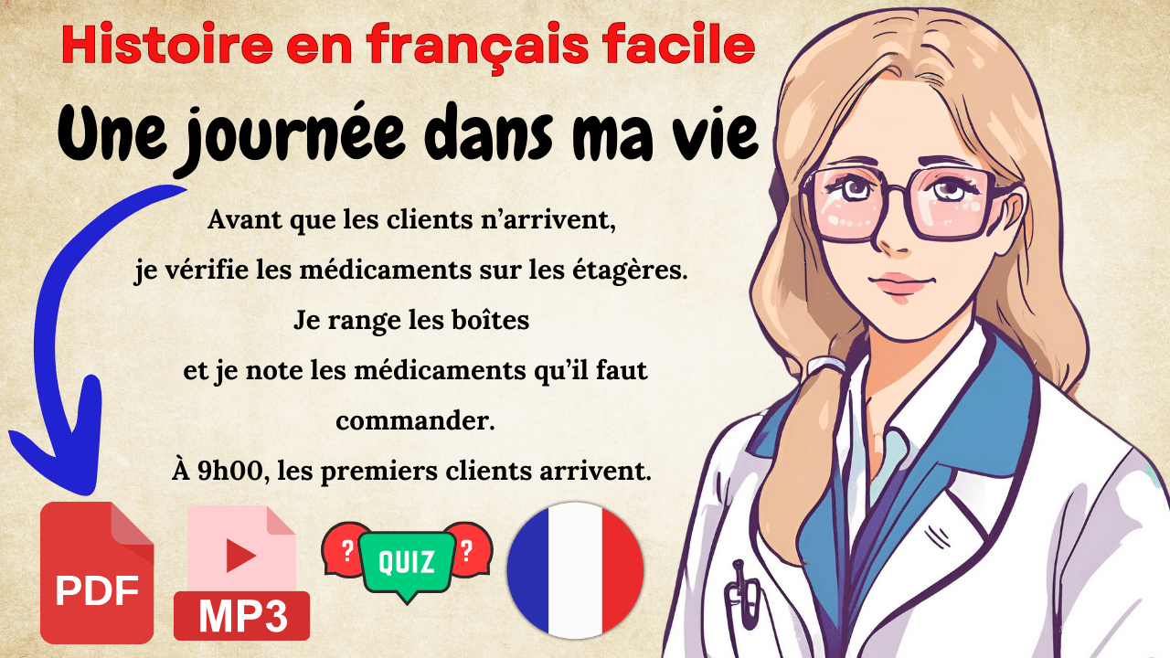 Histoire en français : La journée de Marie 2025