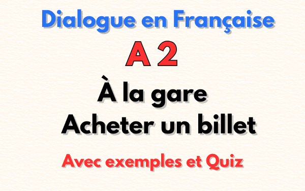 Dialogues en français tous les niveaux